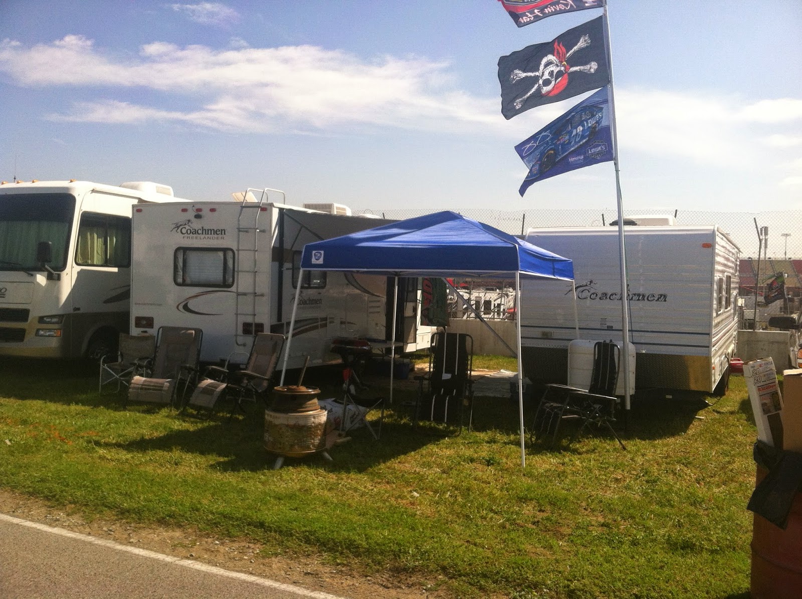 The Infield Guru: NASCAR Infield - "Meeting Your Camping Neighbors"
