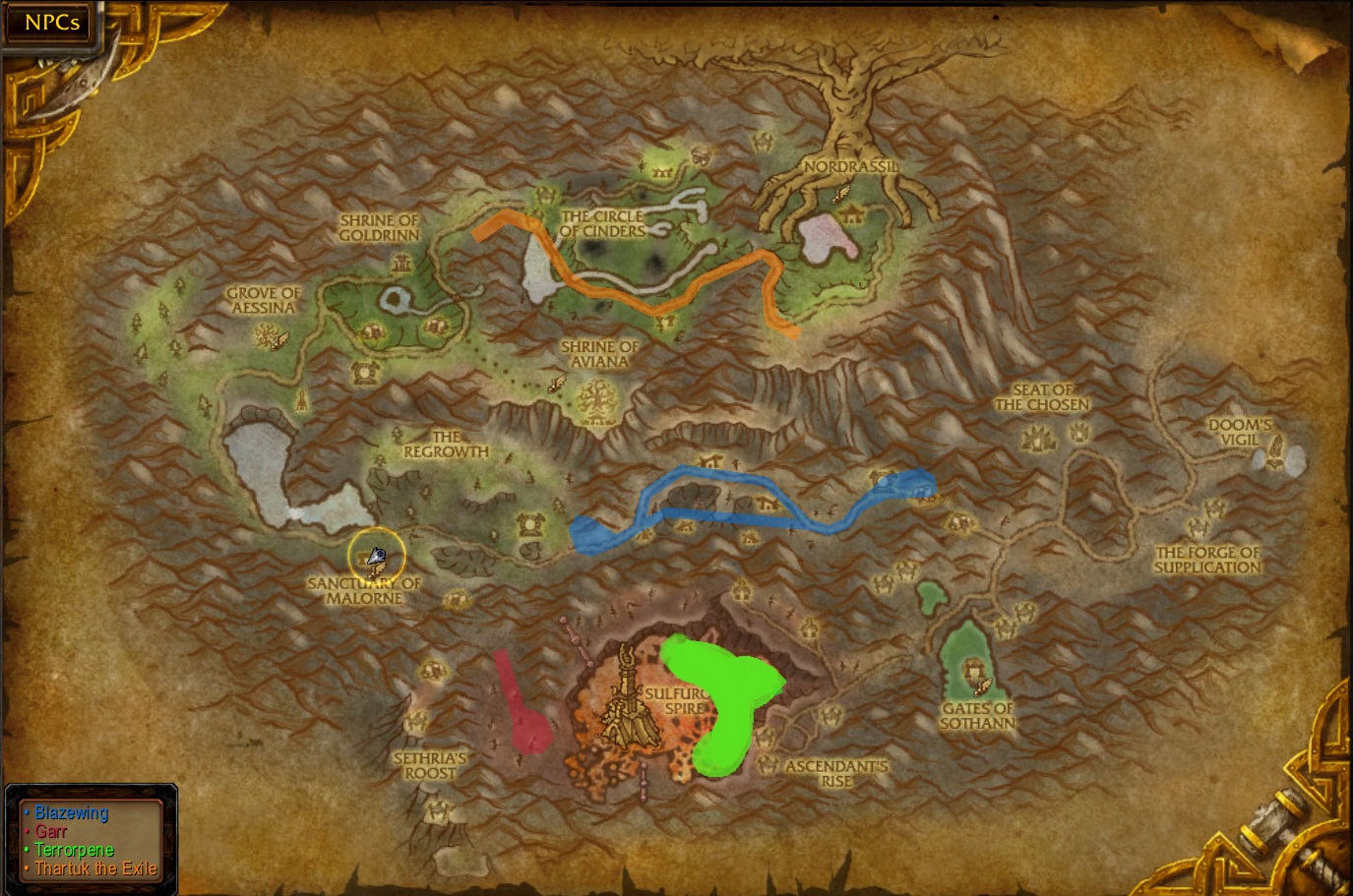 WoW Rare Spawns: Terrorpene