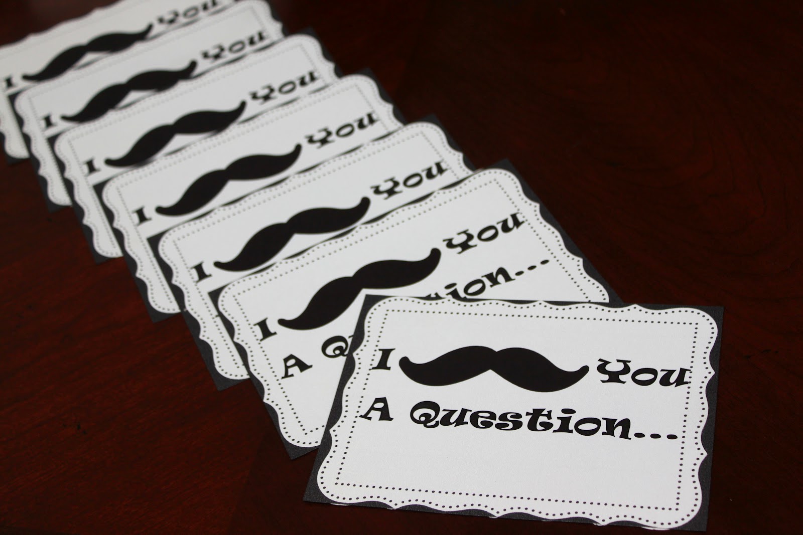 Here Comes The Fun: I Mustache You A Question; Will you be my groomsman?