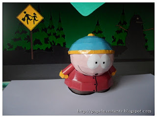 Papel na Estante: South Park Papercraft: Eric Cartman