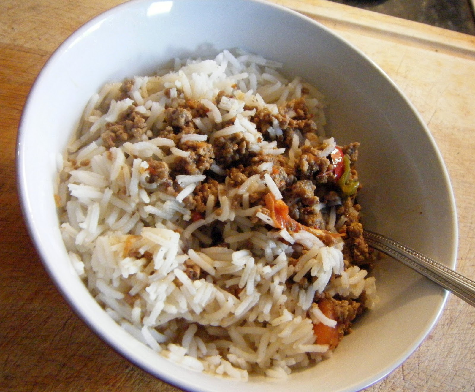 Thomas Yaeger's Transcendental Kitchen: Lamb Chilli with Long Grain Rice