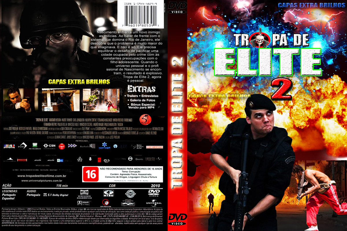 Capas Filmes Policial: Tropa de Elite 2 - Agora O Inimigo É Outro