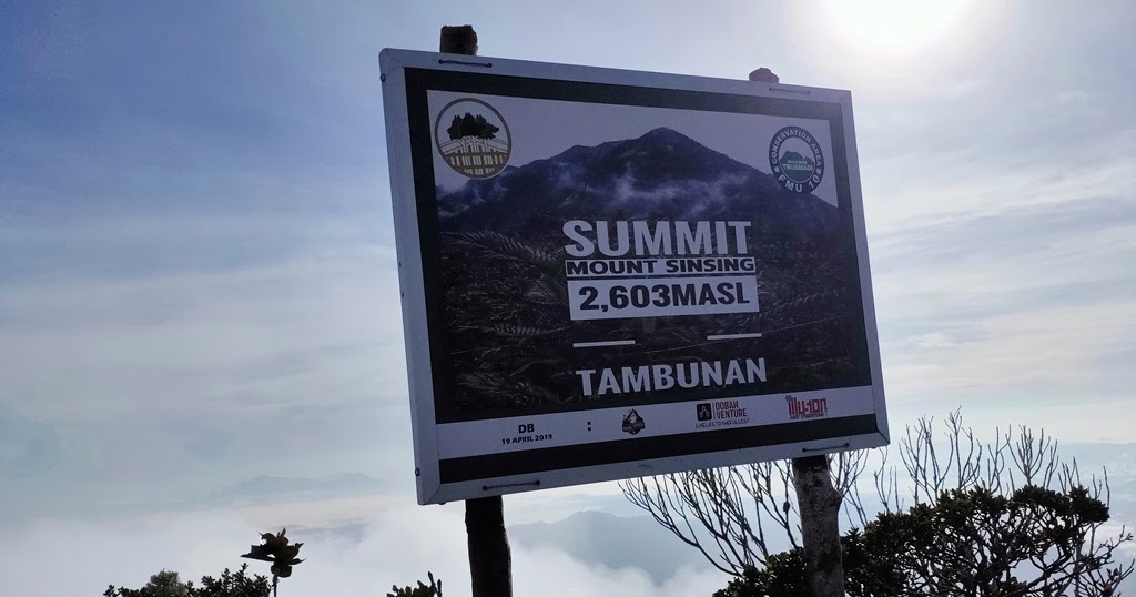 TRAVELOG: GUNUNG SINSING & GUNUNG KAINGARAN TAMBUNAN SABAH : Misi ...