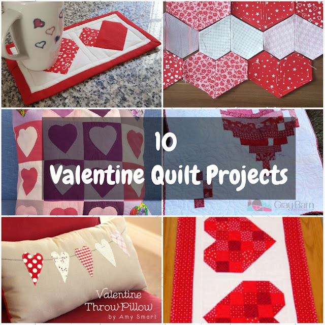 10 valentine's day quilt patterns and tutorials | All about patchwork ...