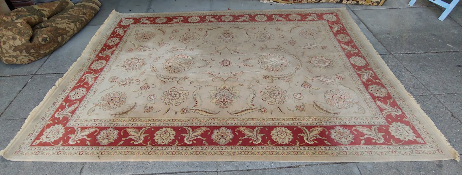 UHURU FURNITURE & COLLECTIBLES: **SOLD** #33252 Persian Crest 92" x 133 ...
