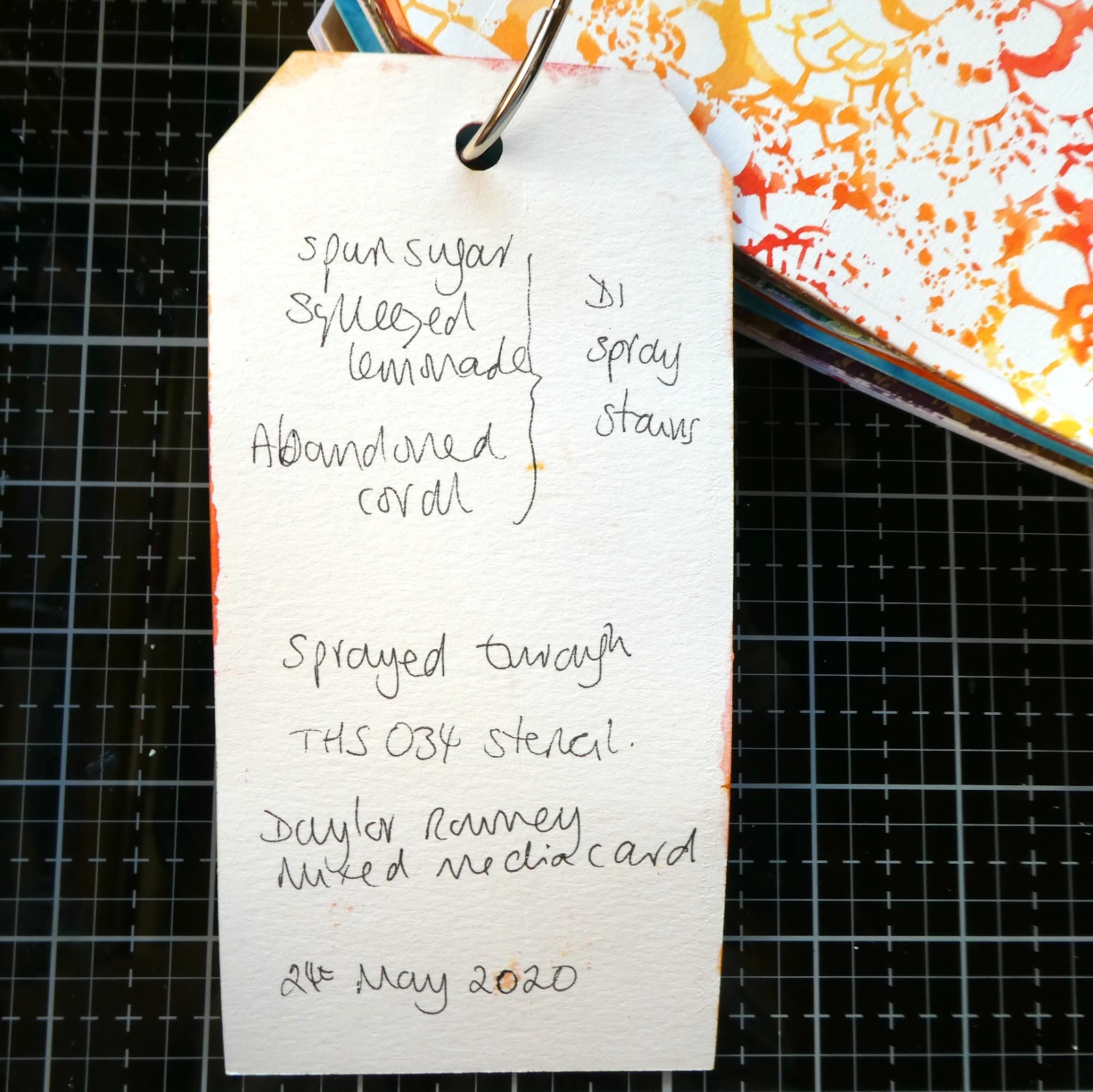 Jane's Journal: Tag making and displaying