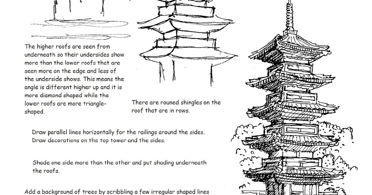 How to Draw Worksheets for The Young Artist: How to Draw A Japanese ...