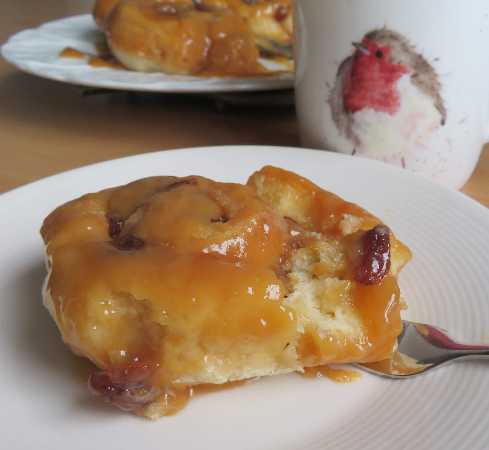 Butter Rum & Raisin Hot Rolls | The English Kitchen