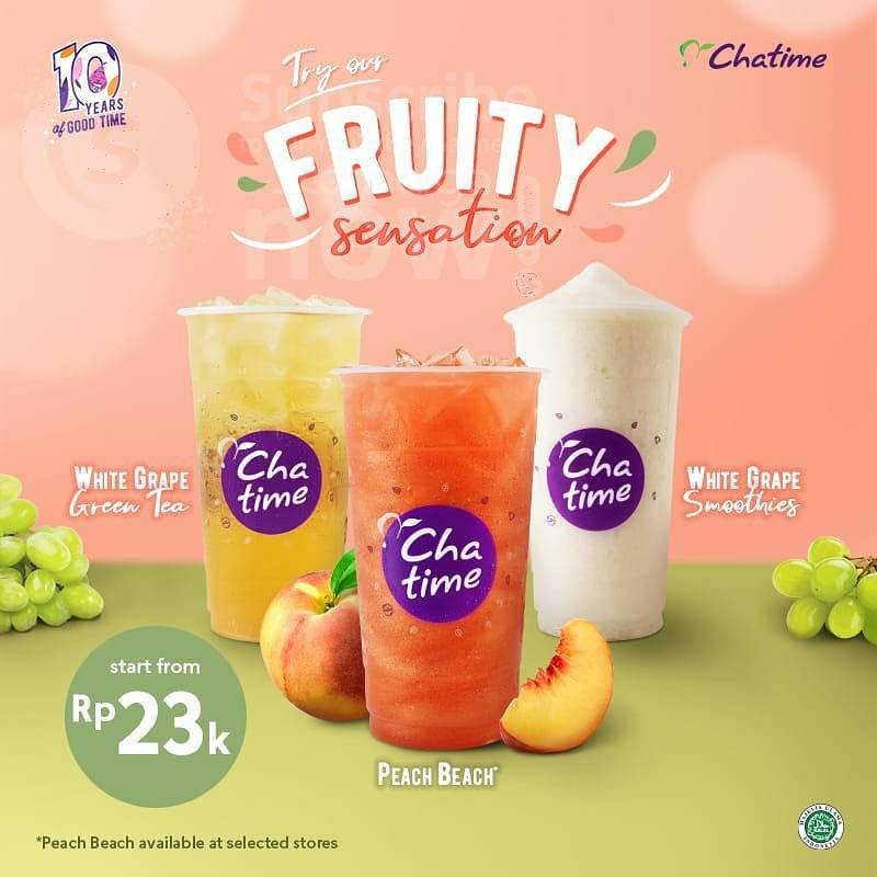 Chatime Fruity Sensation - harga Spesial mulai Rp. 23.000 - scanharga