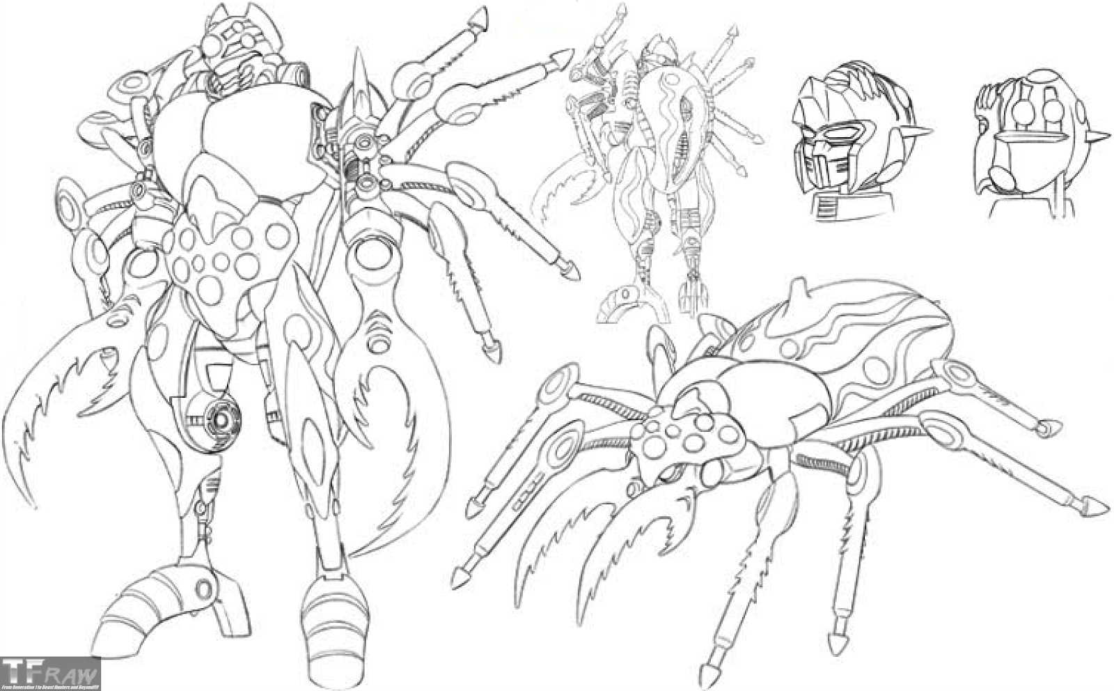 Beast Wars Character Designs