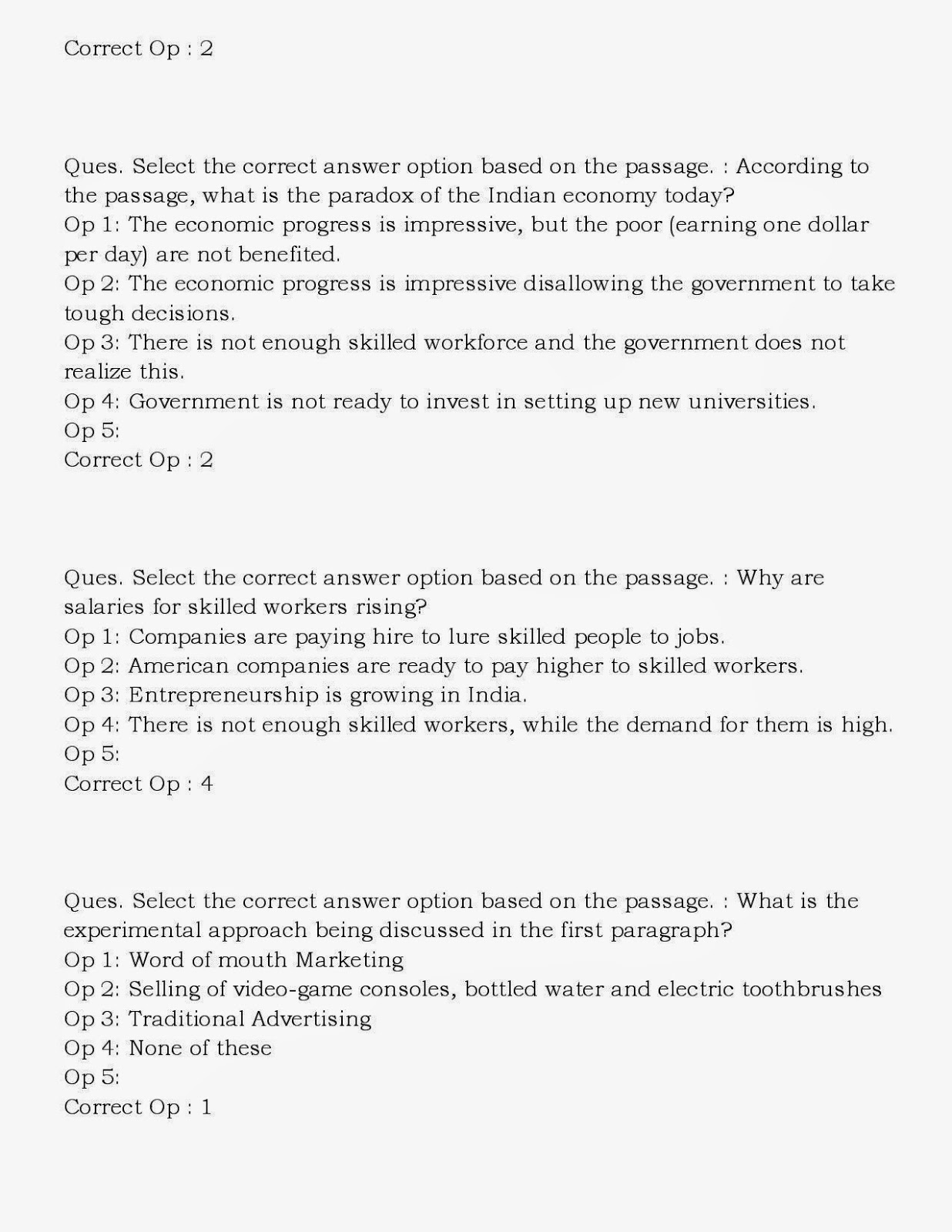 Download free books and study material: English sample questions for ...