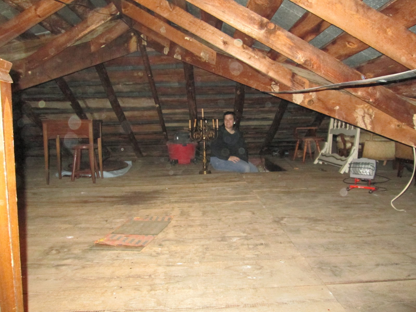 unapologetically me: Demo Round 2 and Attic Clean out