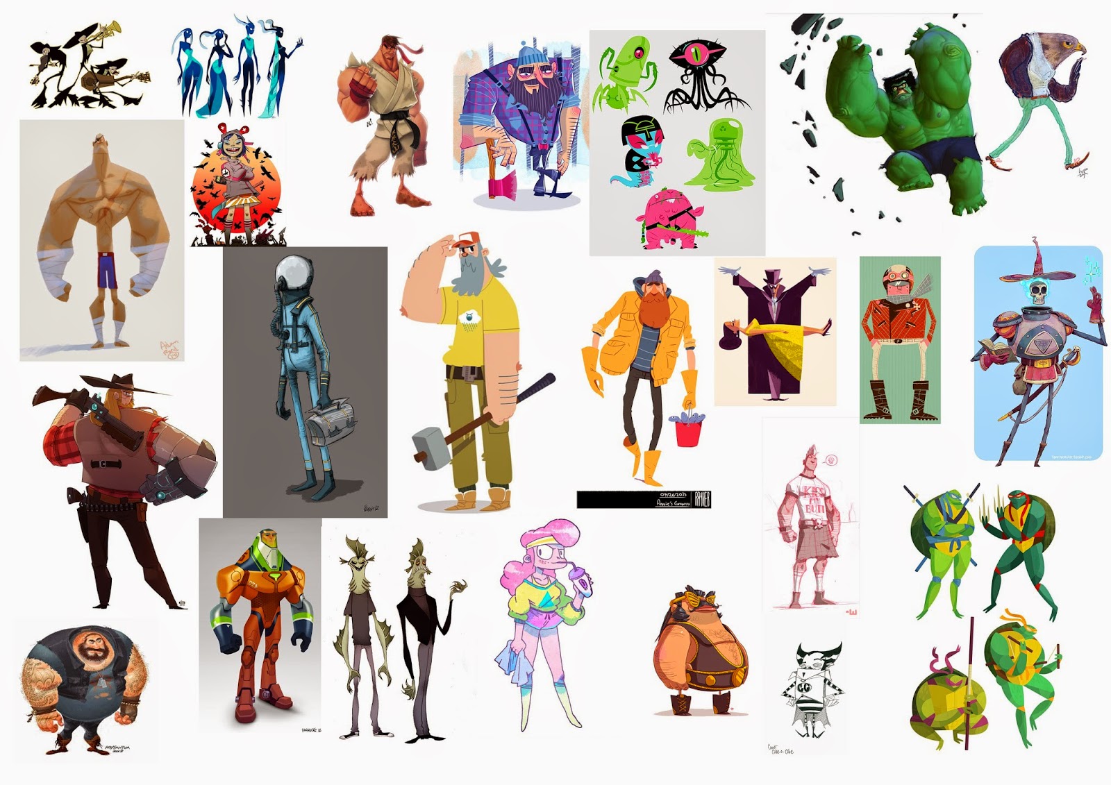 Stuart Kehoe Game Art: Week 9, Year 2 Character redesign