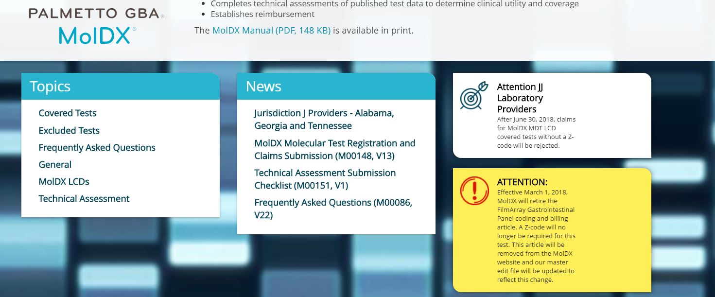 BruceDocumentBlog: MolDx Retires Special Coding, Pricing for Biofire ...