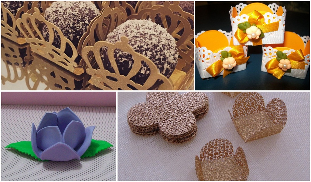 15 forminhas criativas para doces de festa - Amando Cozinhar