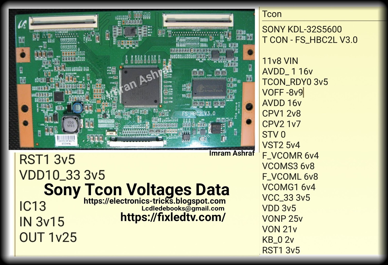 LED TV SUPPORT : Cof Datasheet