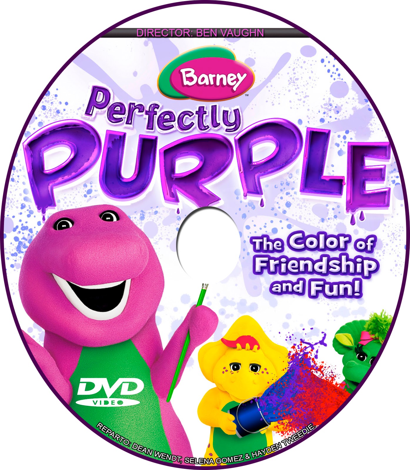PB | DVD Cover / Caratula FREE: BARNEY PERFECTLY PURPLE - CD COVER 2013