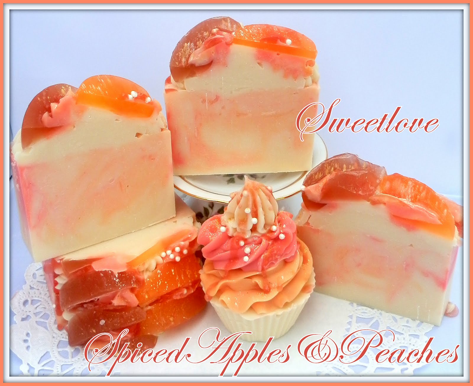 Sweetlove Candles & Soap Bakery: Spiced Apples & Peaches Luxury Cold ...