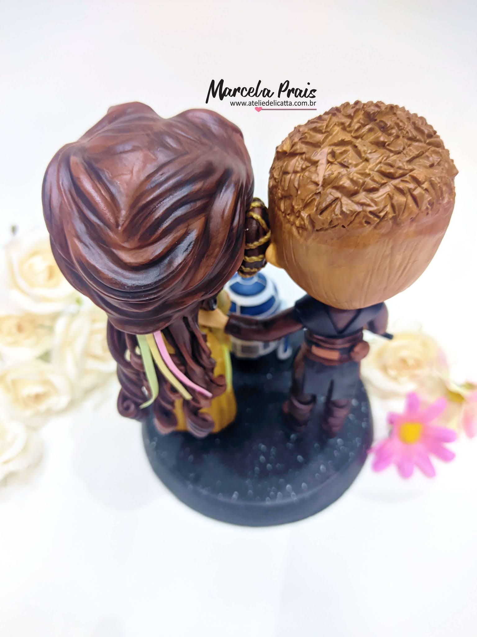 Casal chibi star wars - Anakin e Padmé