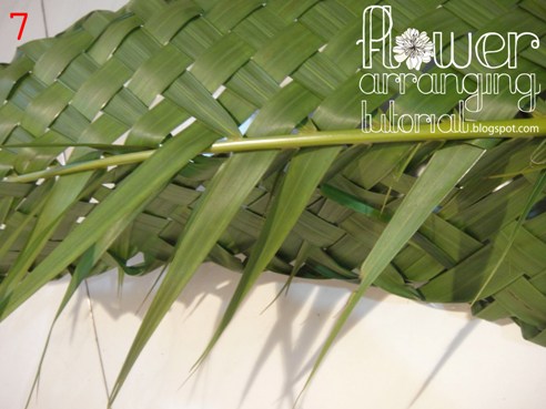 All About Arranging Flowers: Step by Step Tutorial: How to Make Woven ...