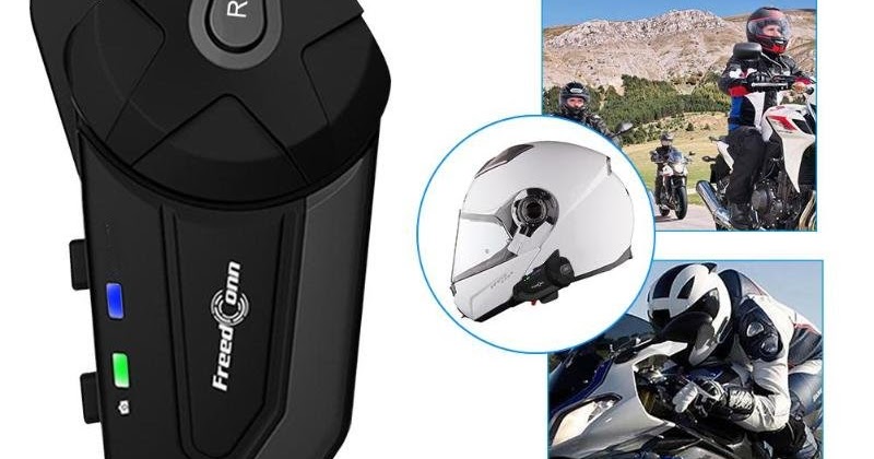 FreedConn R1 1080P HD Camera Motorcycle Waterproof Stereo Music ...