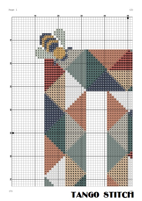 Tango Stitch easy cross stitch designs: Letter M and cute bee nursery ...