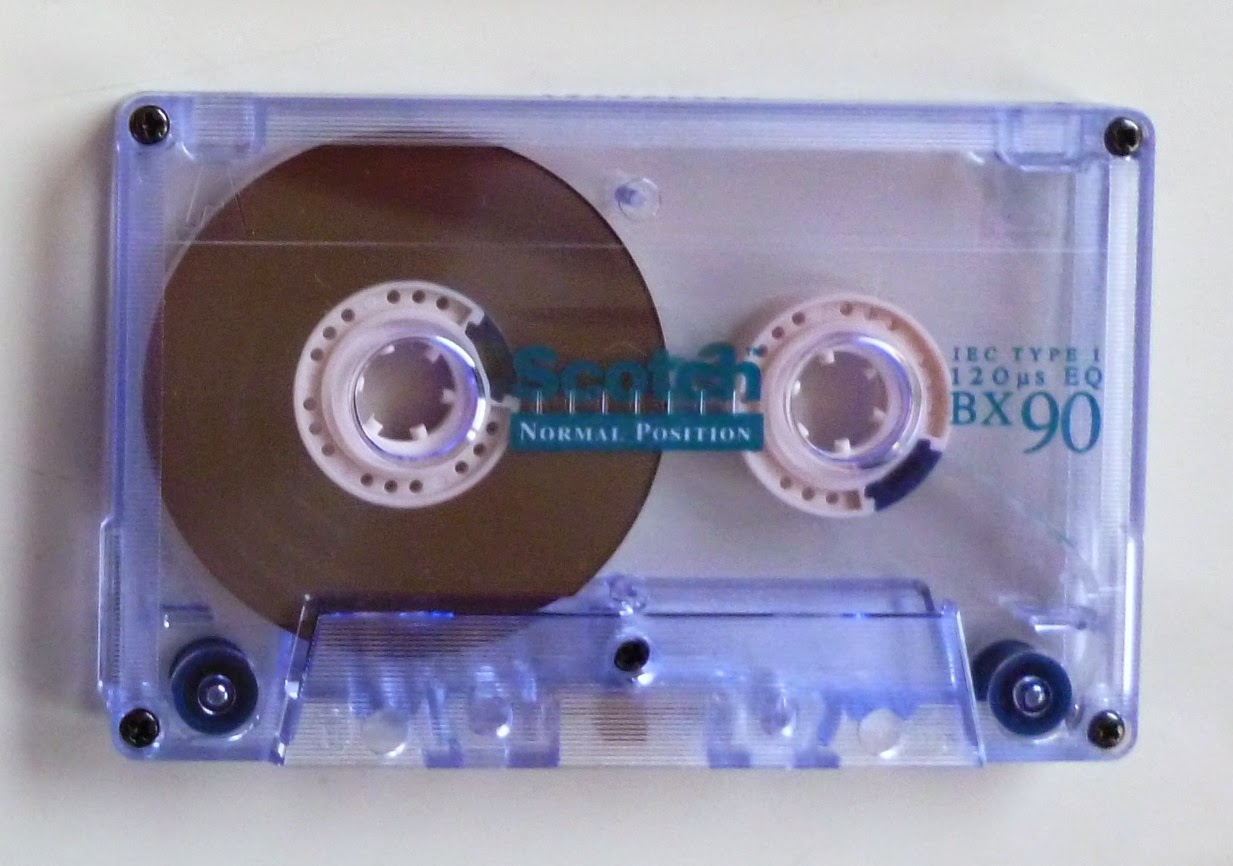 Musikkassetten : audio cassette Scotch BX 90