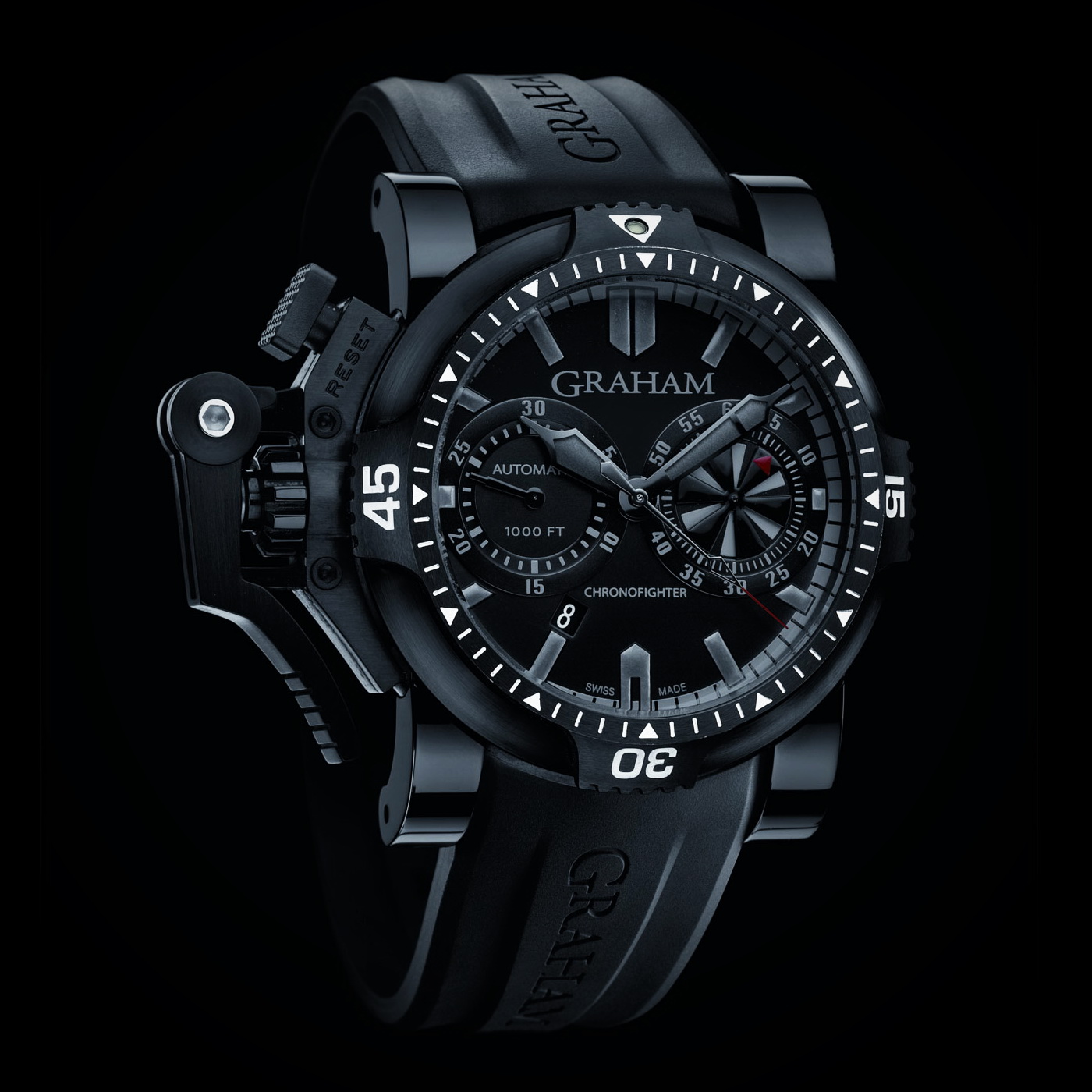 OceanicTime: GRAHAM Chronofighter Oversize DIVER Deep Black [NewFriends]