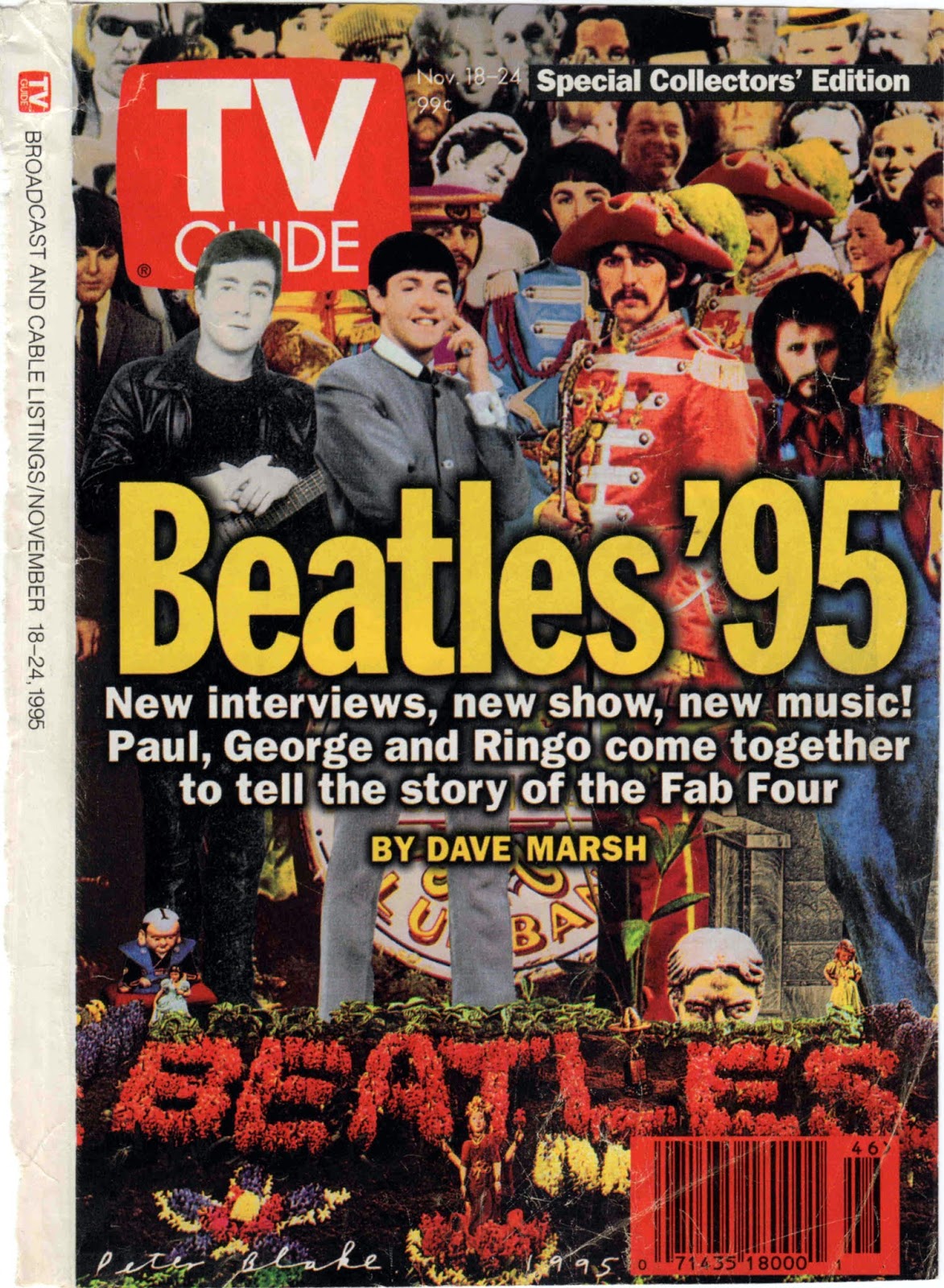 Mark's Super Blog: 1995 - TV Guide Covers Beatles Anthology