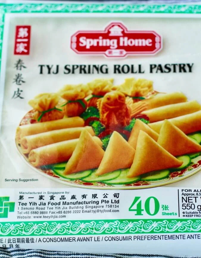 Crispy Shrimp Triangle Spring Rolls | Karen's Kitchen Stories