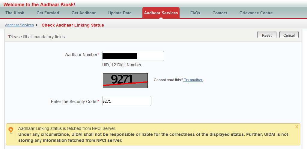 How To Check Your Aadhaar And Bank Account Linking Status Rahuls Blog