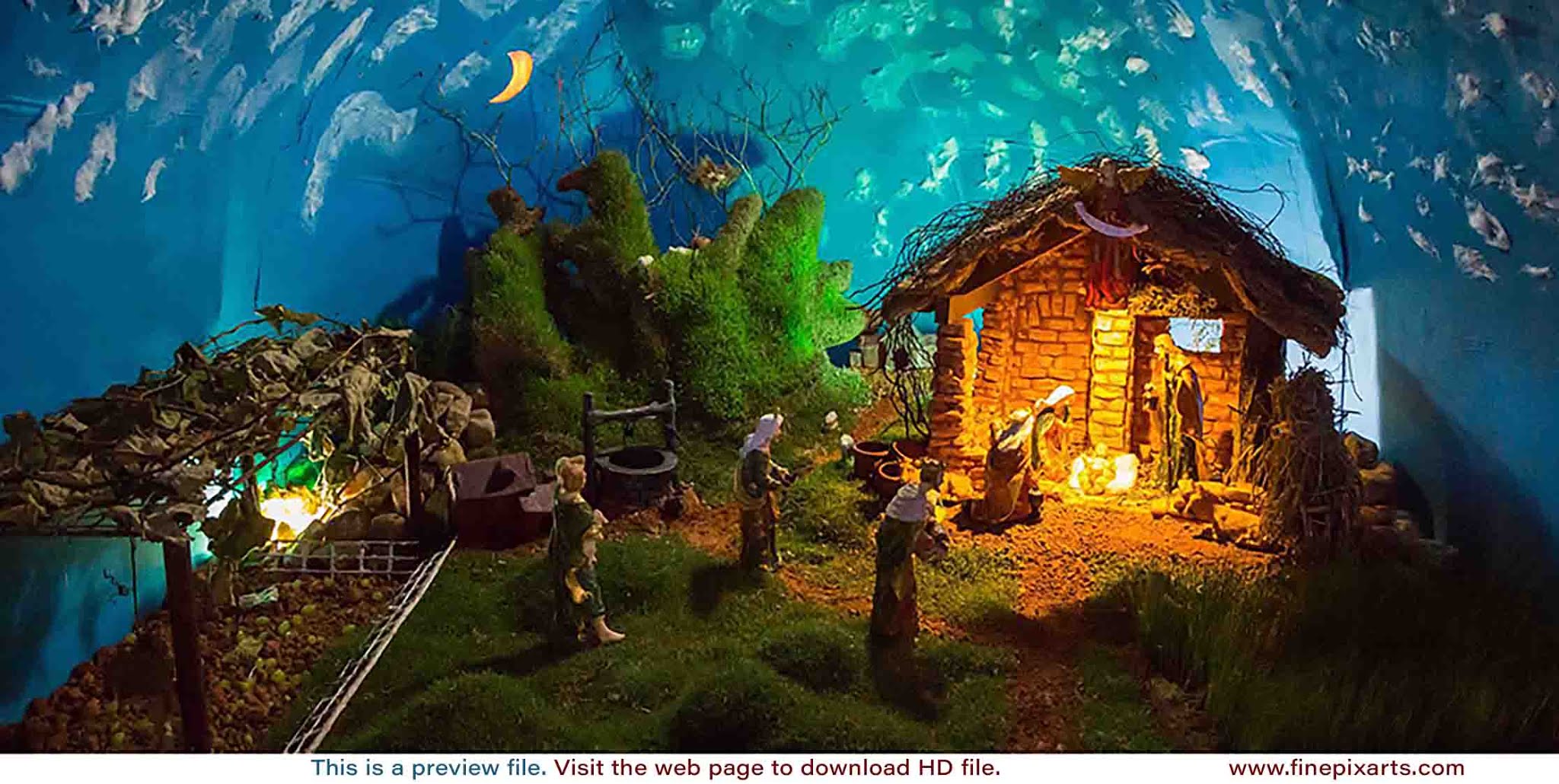Christmas crib Pulkoodu St. George Forane Church Edappally 00010
