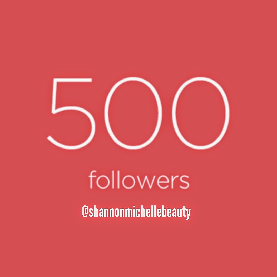 Shannon Michelle Beauty: 500 Follower Instagram Giveaway!