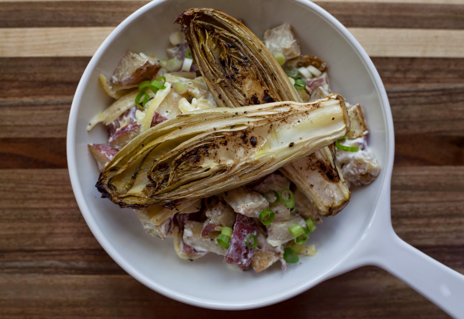 Dairymaid Diary: Tarentaise & Roasted Endive Potato Salad