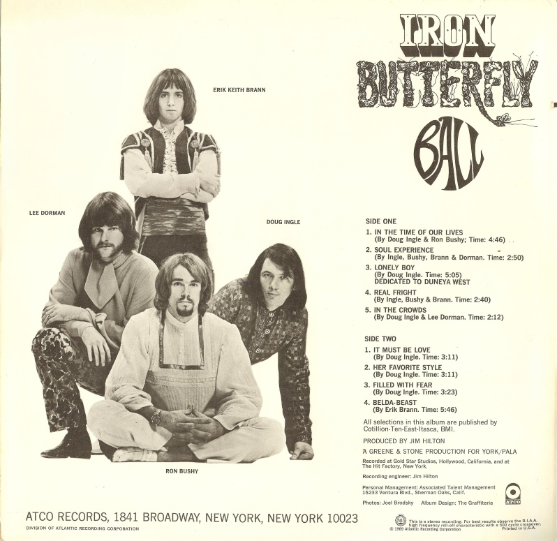 Classic Rock Covers Database: Iron Butterfly