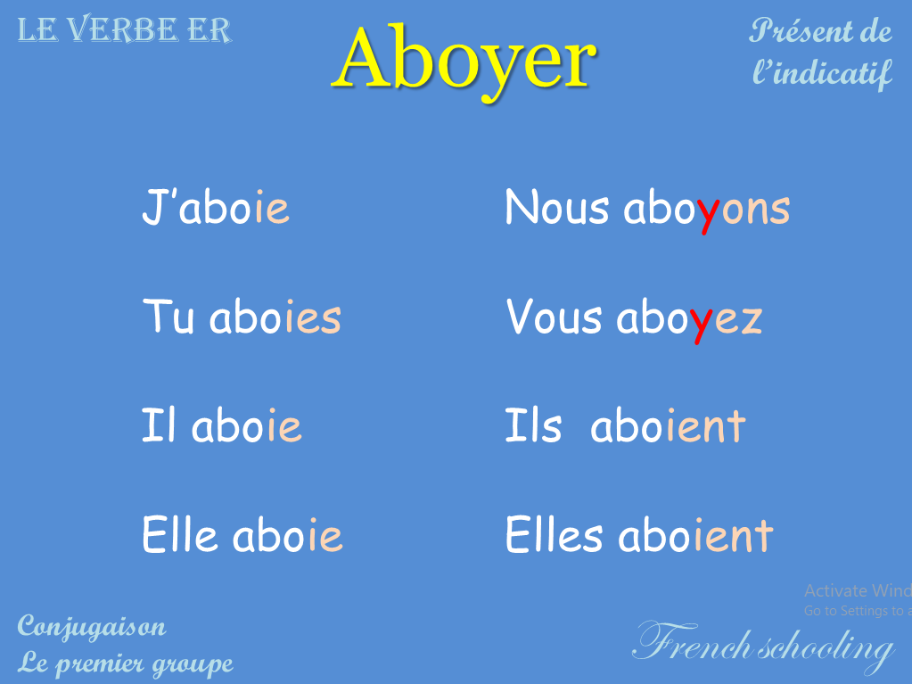 Aboyer