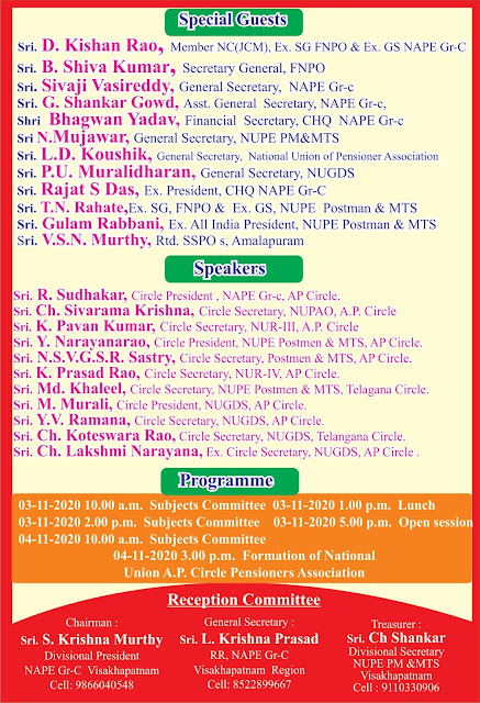 National Union Postal Employees, Group-c Andhra Pradesh Circle