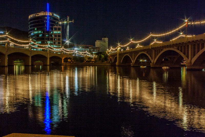 Ladee's Travels: Tempe, Arizona - Tempe Town Lake and Bridges