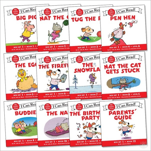 11 Books Series I Can Read! My Very First. Box Set 1 (+ audio for each ...