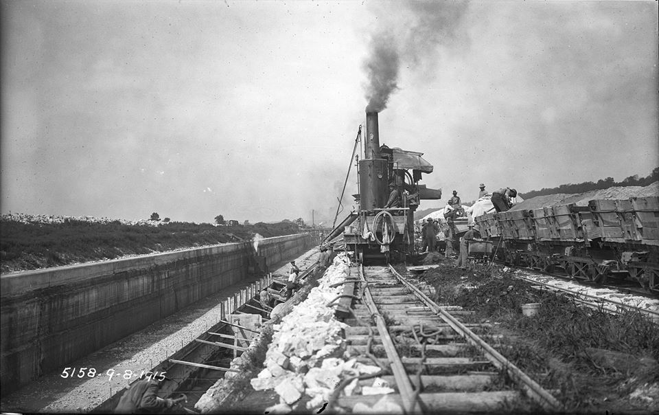 Industrial History: MWRD: Building the 1911-22 Cal-Sag Channel