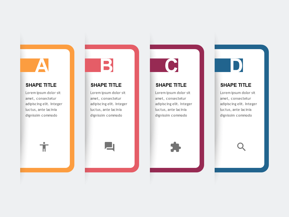 Bold Border Process PowerPoint Templates - PowerPoint Free