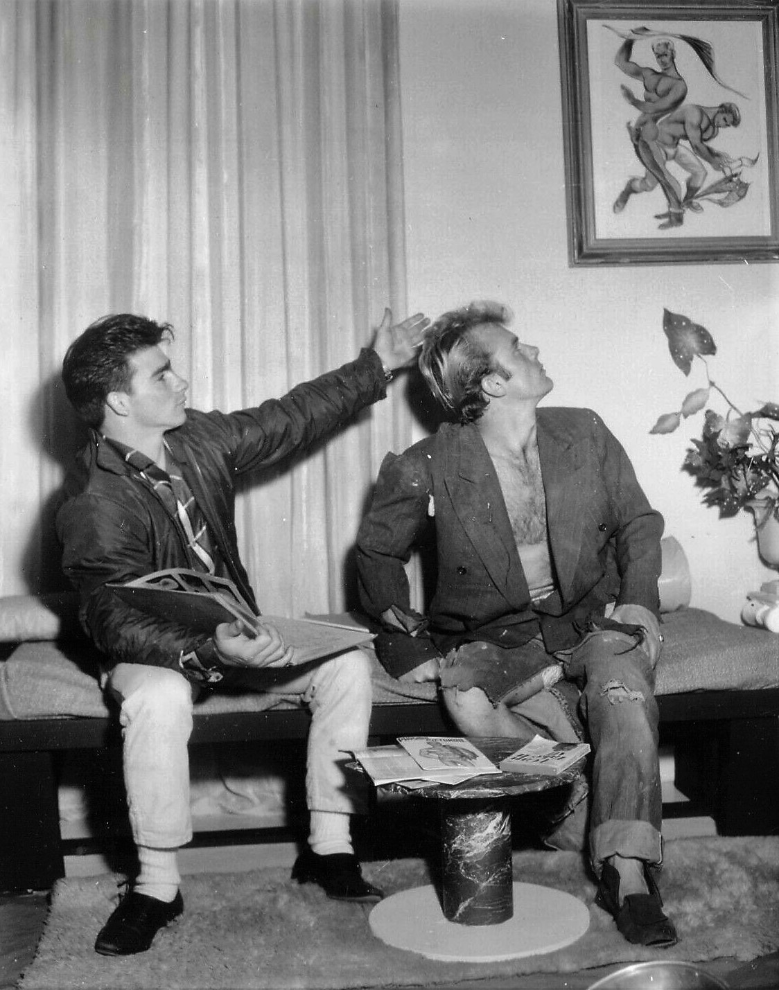 Men From Back Then : The Artist & the Bum