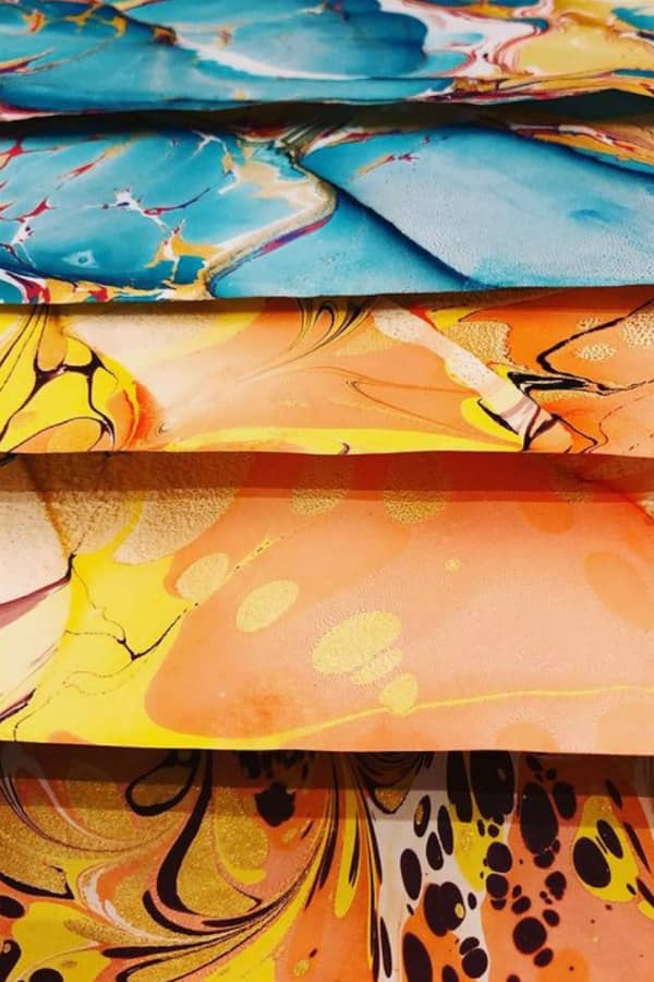 The Fascinating World of Paper Marbling