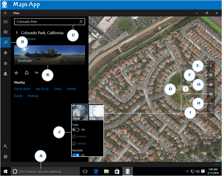 Windows 10 - Get To Know What's New: Explore the Maps App in Windows 10