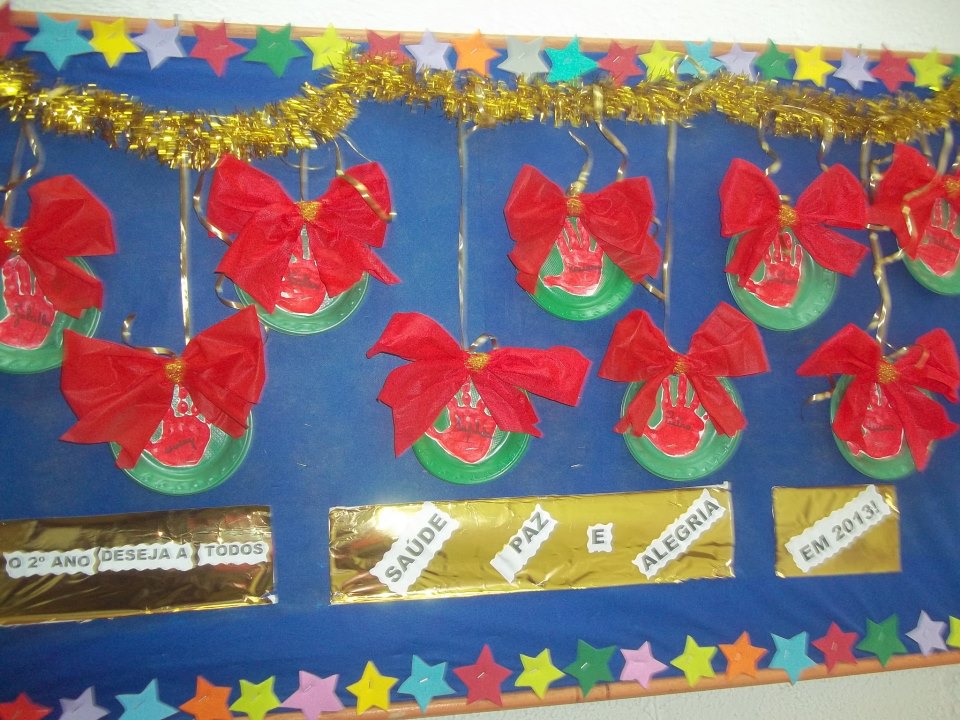 Educando Baixinhos: Mural de natal