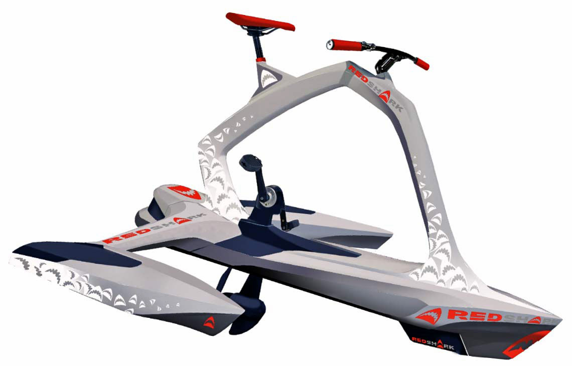 Инновации и изобретения со всего мира: RedShark Bikes Trimarans