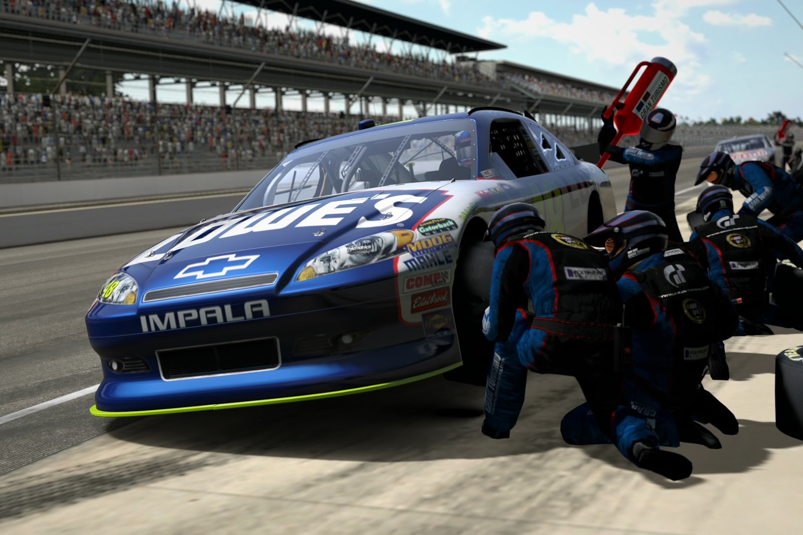 Gran Turismo Photo Dump: Gran Turismo 5 Indy - NASCAR Pit Stop
