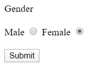 HTML FORM Checked attribute