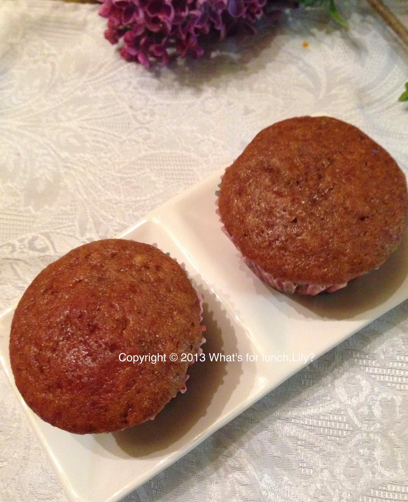 What's for lunch, Lily?: Briose simple cu fructe