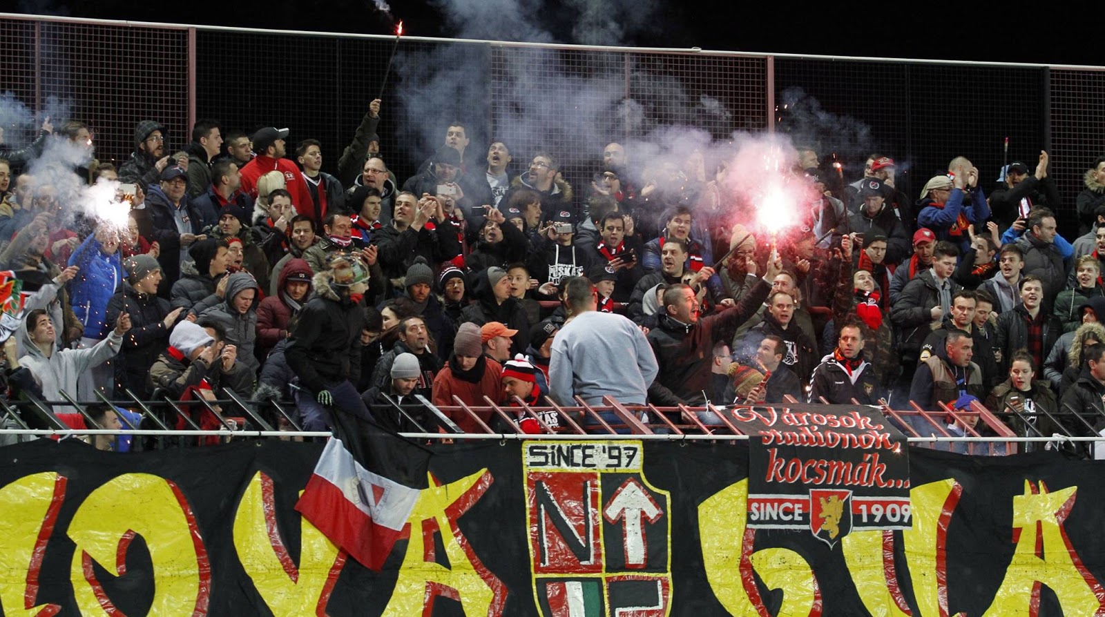 Ultras & Hooligans: Kispest Bp. Honvéd - Ferencváros 2017.03.01.